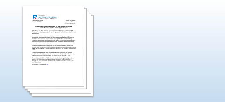 IGNET | Council of the Inspectors General on Integrity and Efficiency ...